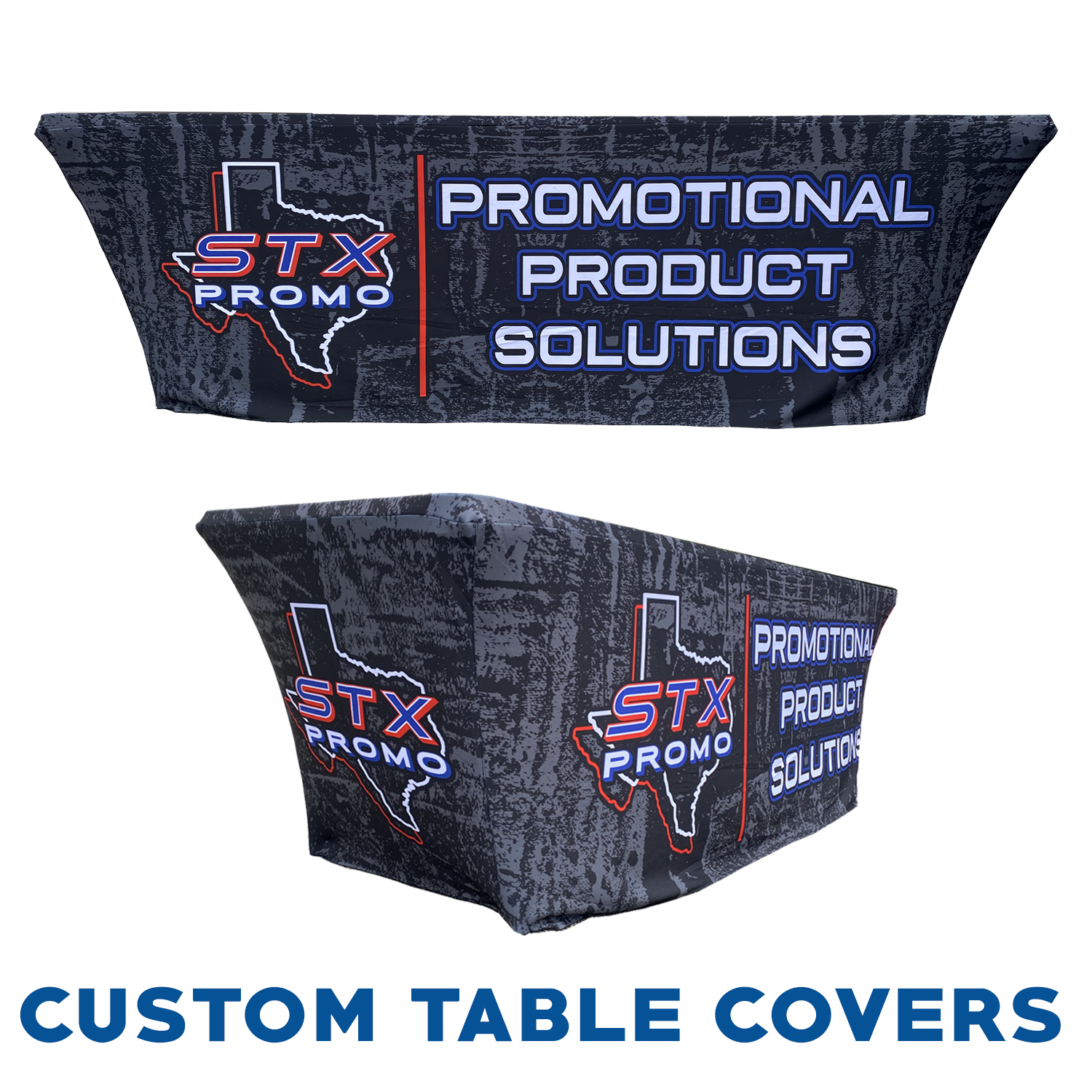 CUSTOM TABLE COVERS – STX PROMO